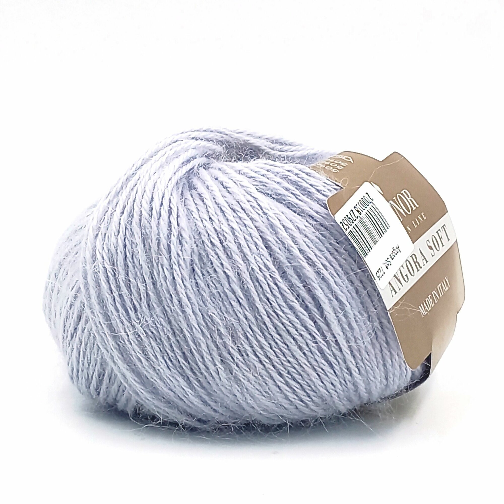 Пряжа Kutnor Angora Soft 7225 пепел (25г/125м, упаковка 10 мотков)