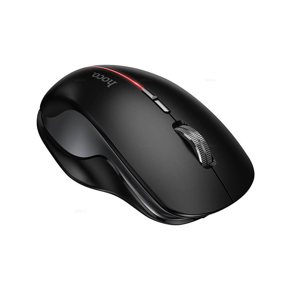 Hoco Мышь беспроводная двухдиапазонная HOCO GM40 Dixon RGB dual-mode беспроводная черная