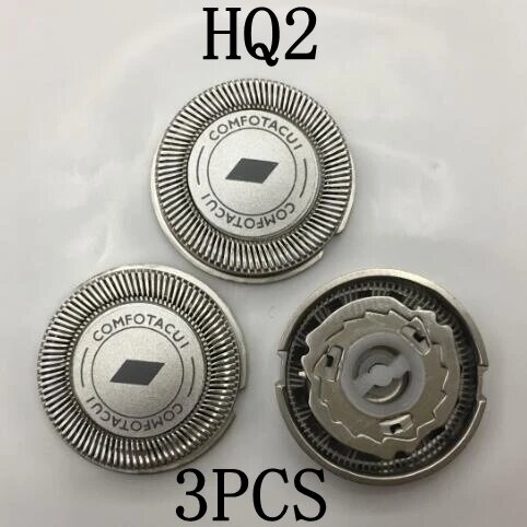 3 шт. HQ2 сменные головки, лезвие для электробритвы Philips HP1722 HP1616 HP1622 HQ2405 HQ2425 HQ52610 HQ2830 HQ308