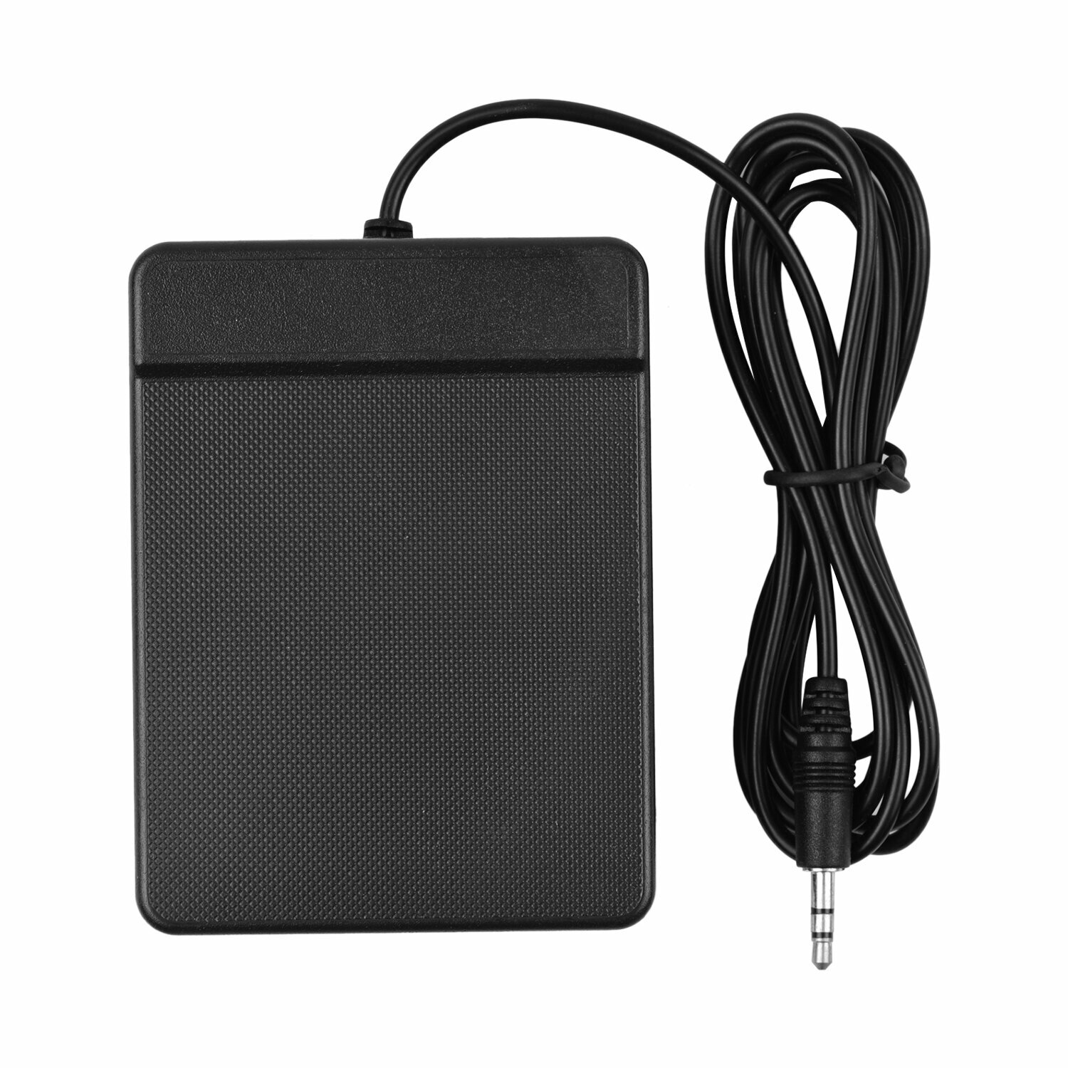 3.5mm Interface Single Sustain Pedal Universal for Musical Instruments Portable Roll Up Piano Electronic Keyboard Electronic Roll Up Drum Black 1.8 meters Length 10*7.5*3cm Size 79g Weight Model J-01-3.5