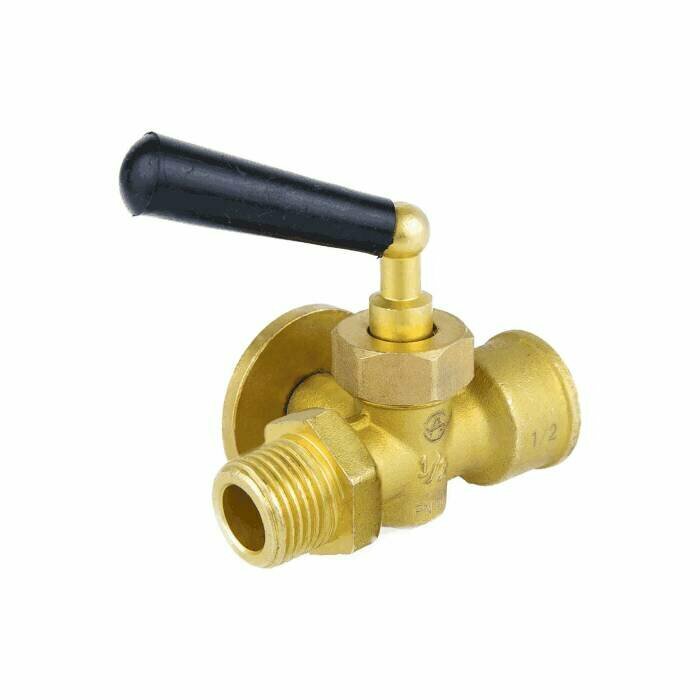 Кран д/ман лат 1065 G1/2" Ру16 м/р рук фл Aquasfera 1065-01