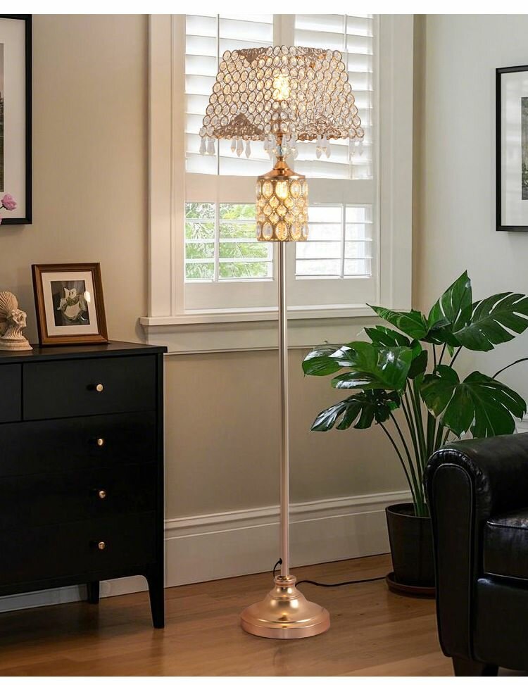 Хрустальный торшер