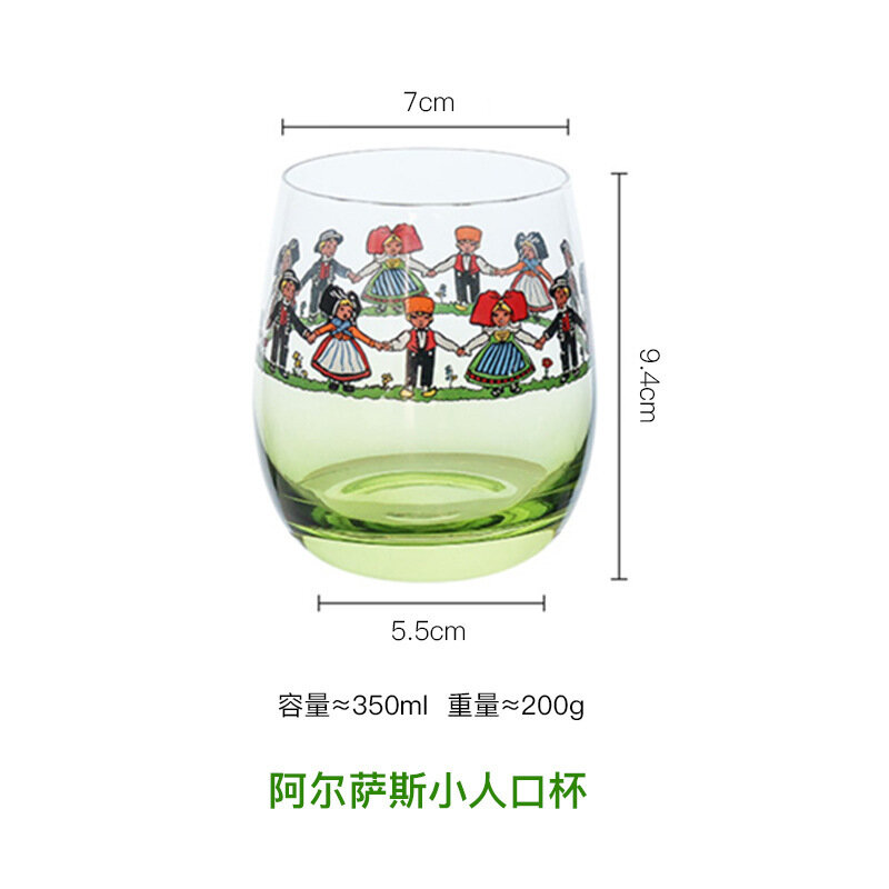 Скандинавские миниатюрные бокалы для вина, бокалы на ножке, персонализированные бокалы для шампанского, бокалы для коктейлей в домашнем стиле.