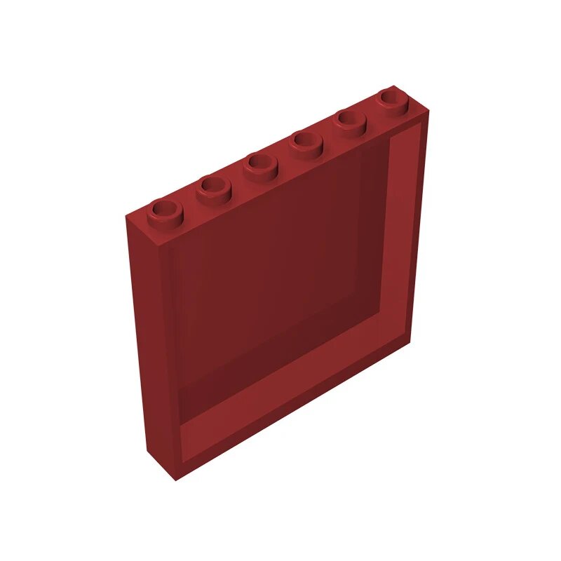 Красный LEGO элемент 1x6x5