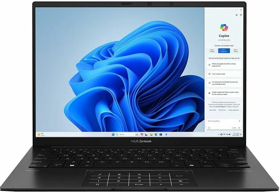 ASUS ZenBook 14 UM3406GA Ноутбук 14", RAM 16 ГБ, SSD 1024 ГБ, AMD Radeon 840M, Windows Pro, (90NB17R1-M006D0_Win11P)