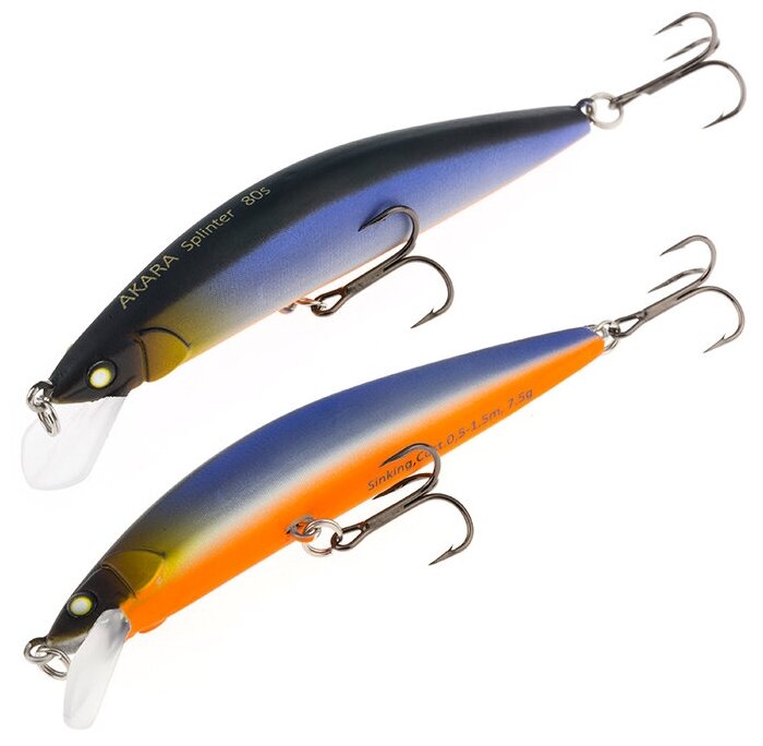 Воблер Akara Splinter 80S 7,5 гр. (1/4 oz 3,1 in) A80