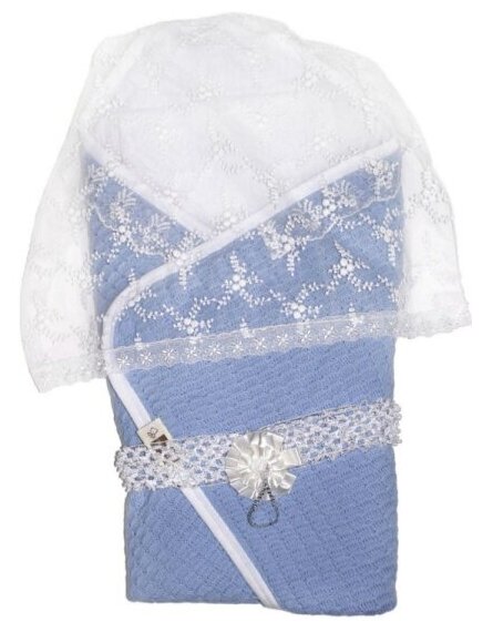 Конверт-трансформер на выписку Ups Pups , U14-29, голубой