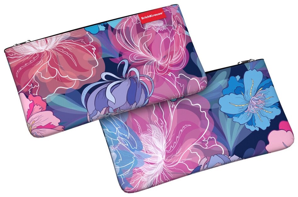 Пенал-конверт без наполнения Peony 120х220х10мм ErichKrause