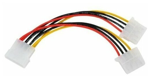 Переходник питания Exegate EX261530RUS Molex штекер на 2 Molex гнезда разветвитель