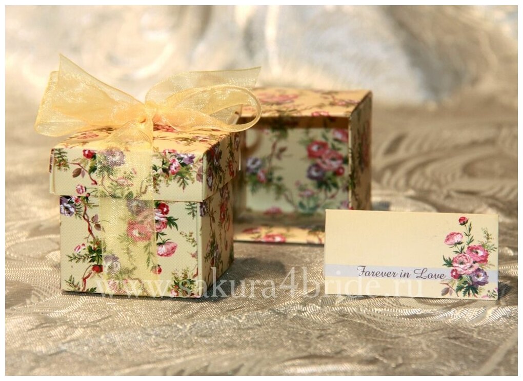 Бонбоньерки Sakura Цветочная коробочка - Упаковка, 27 шт