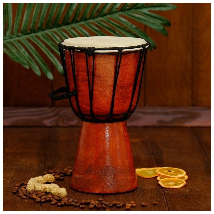 Музыкальный инструмент барабан джембе 'Классика' 25х14х14 см