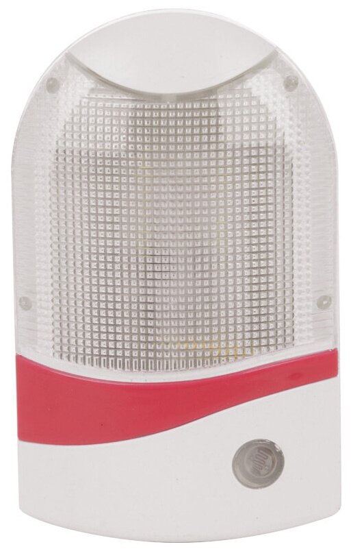 Лампа-Ночник Energy красный 1Вт 4 светодиода датчик освещённости 85х55мм