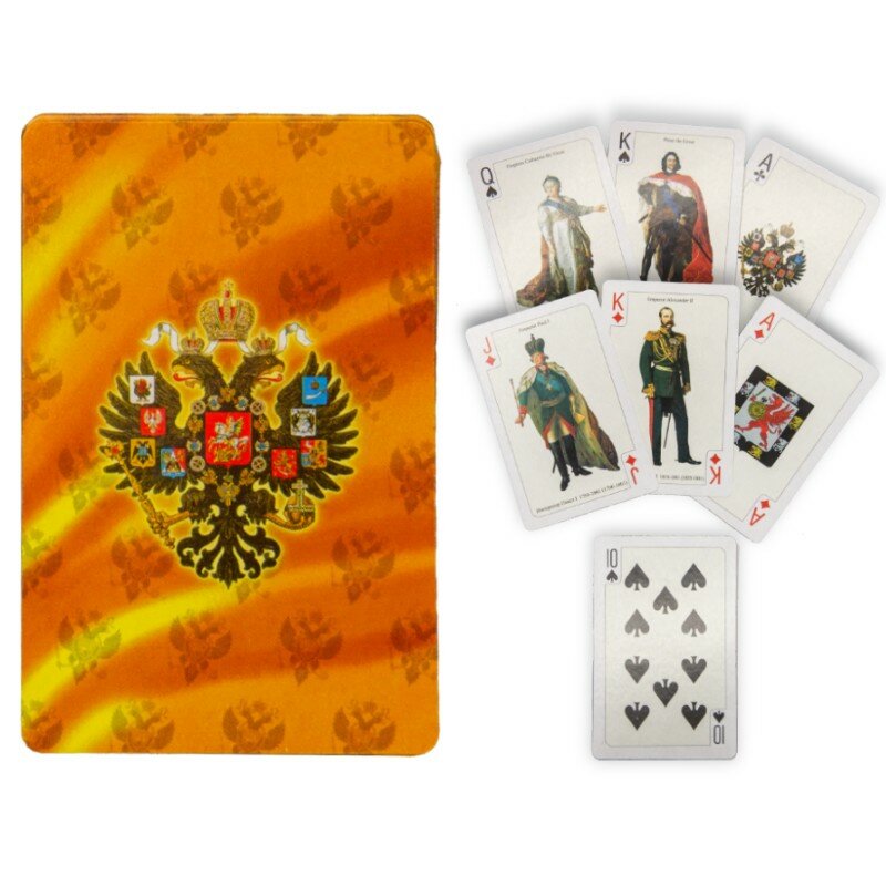 Игральные карты "Императоры России" (54 карты)