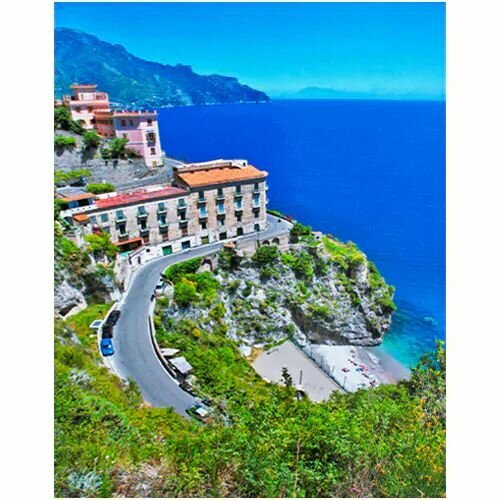 Картина по номерам 40х50 см Амальфи Насыщенные цвета