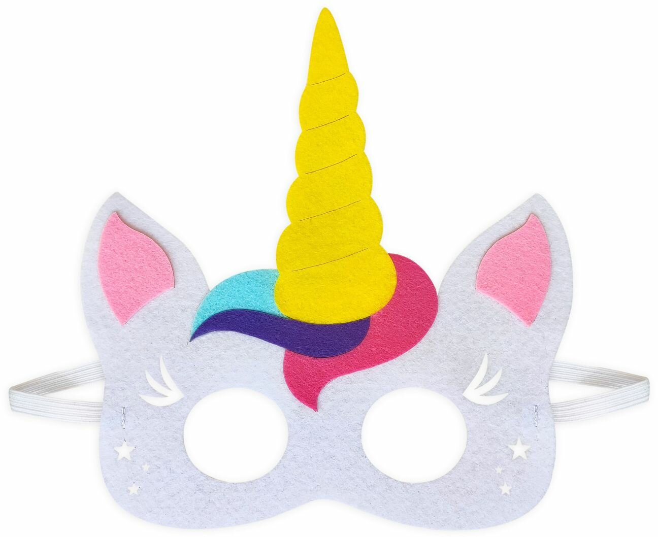 Маска из фетра "Единорог", карнавальный аксессуар для сюжетно-ролевых игр и детских праздников