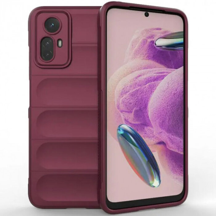 Flex Silicone Противоударный чехол для Xiaomi Redmi Note 12s 4G с защитой камеры и микрофиброй