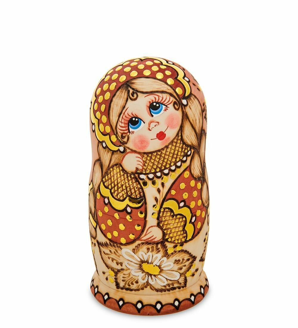 Матрешка 5м "Людмила" ср. МР-69/7 Народные промыслы Дерево липа, краски