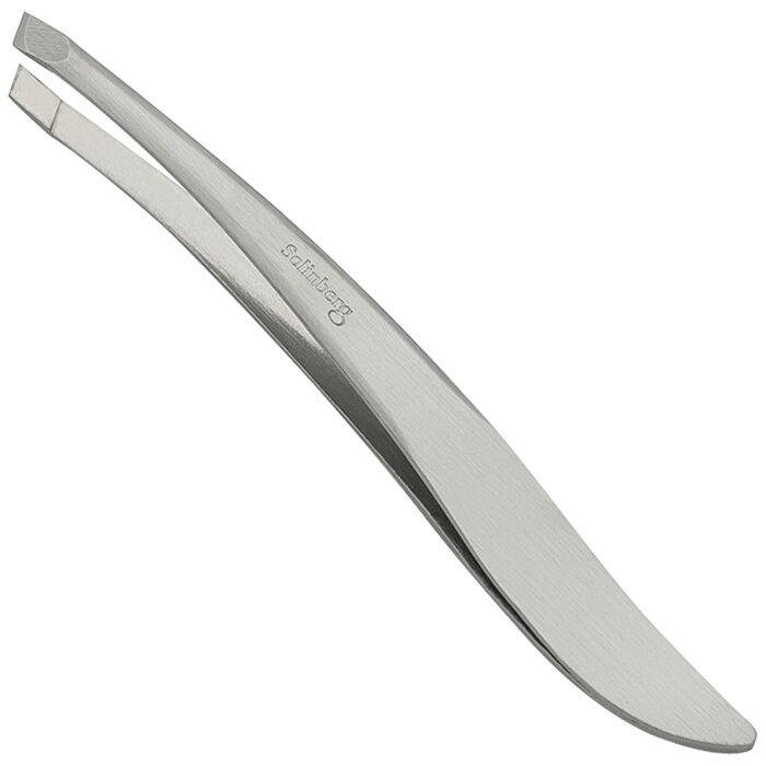 Пинцет для бровей Solinberg G772 серебристый (ручная заточка)
