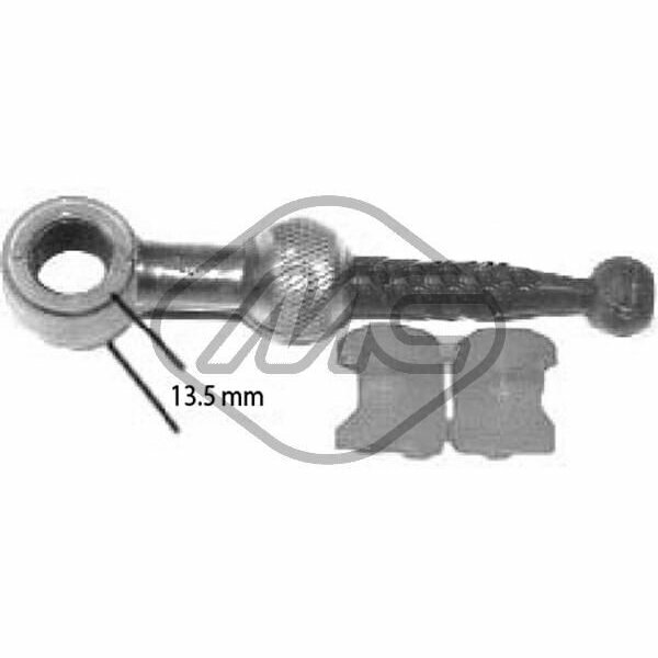 Ремкомплект КПП кулисы для автомобиля, METALCAUCHO 02883 (1 шт.)