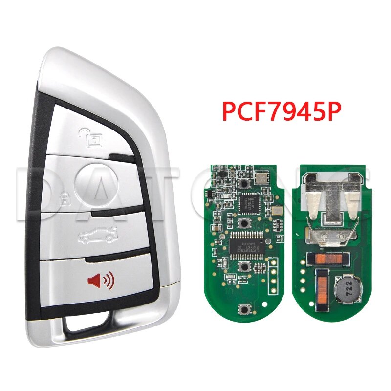 Автомобильный дистанционный ключ Datong World для BMW 1 3 5 7 серии X1 X3 X5 X6 X7 F CAS4 CAS4+ FEM 2011-2017 PCF7945 Замена ключа без ключа Go Car Key D PCF7945, 315 MHz