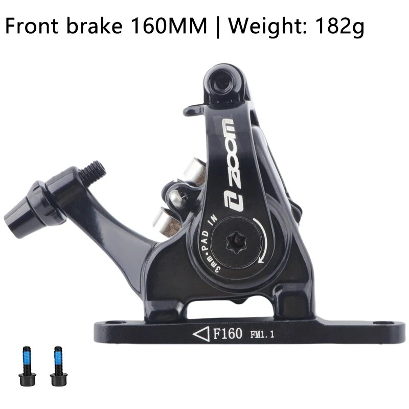 ZOOM DB700 Front 160 черный механический тормозной суппорт