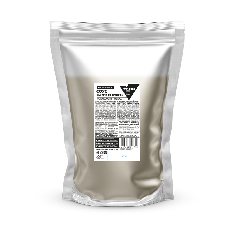 Соус Тысяча островов, Гурмикс, серия "Food Service", 1 кг, 1 шт.