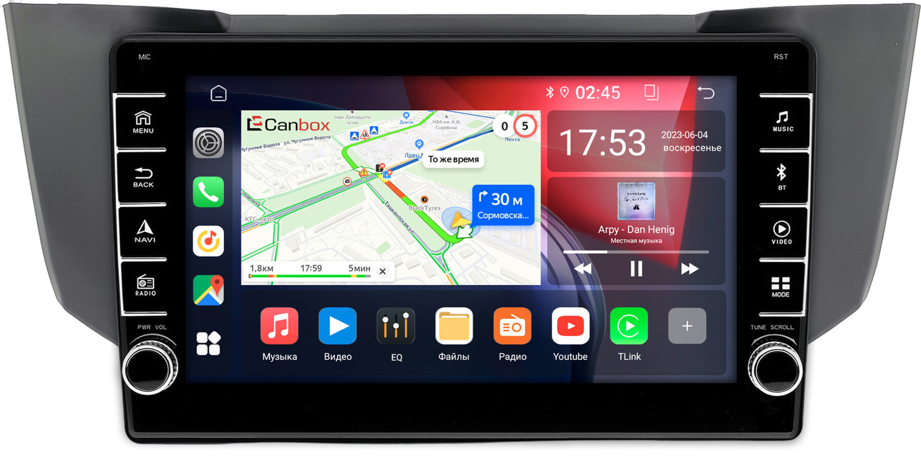 Штатная магнитола Canbox BGT9-0992 для Lexus RX 300, RX 330, RX 350, RX 400h 2003-2009 на Android 10 (IPS, DSP, CarPlay)