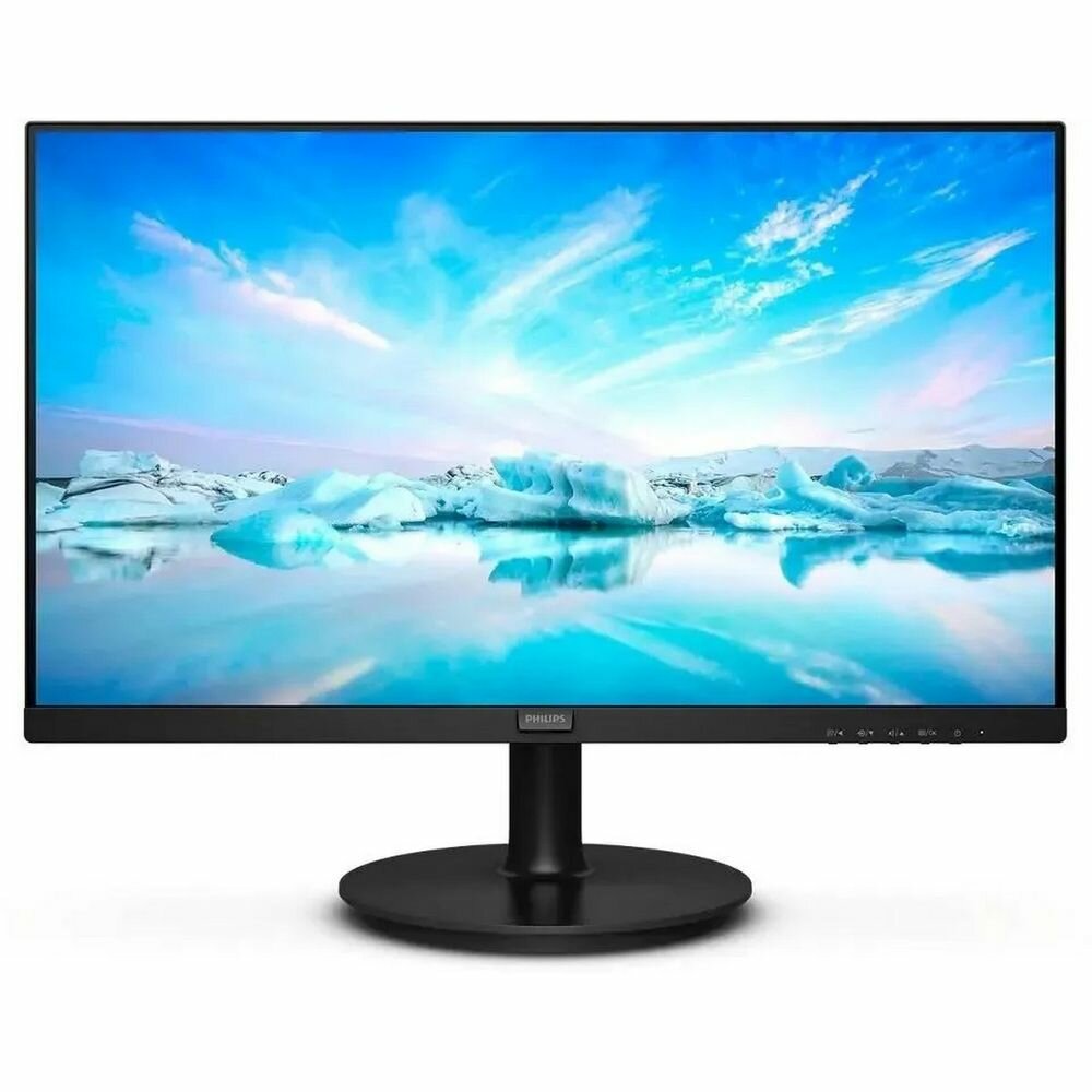 Монитор 27" Philips 271V8LAB black (VA, 1920x1080, 178°/178°,250cd/m2,4000:1,1/4ms,100Hz, VGA, HDMI)