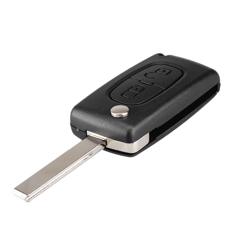 KEYYOU 2/3BT CE0536 CE0523 дистанционный ключ 433 МГц запрос для Peugeot 307 3008 308 408 433 МГц ID46 чип Автомобильный флип-ключ VA2/HU83 лезвие 2 Buttons HU83 Blade, CE0536