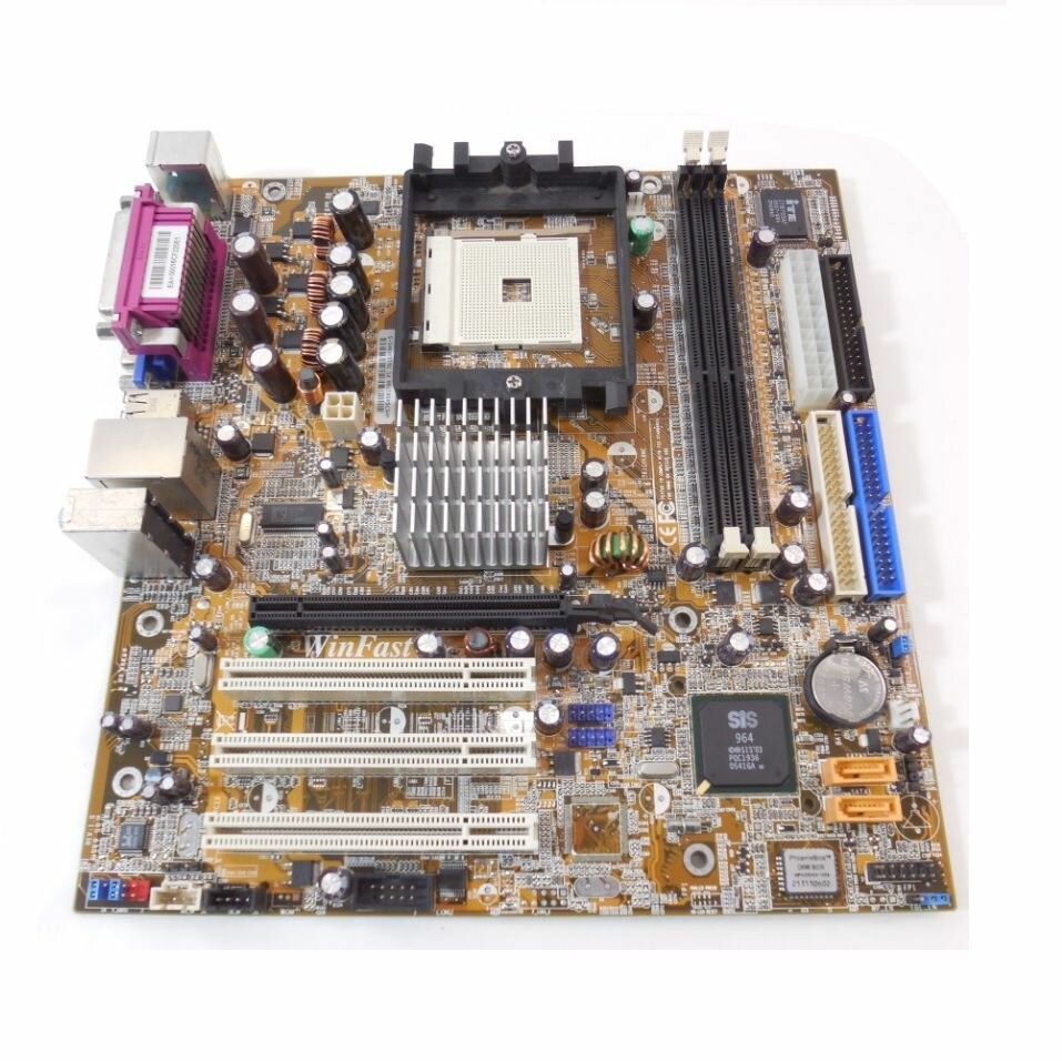 Материнская плата Foxconn 761MX (761MX) - AM2, SiS 761GX, 2xDDR2-800 МГц, 2xPCI-Ex16, аудио 5.1, Micro-ATX