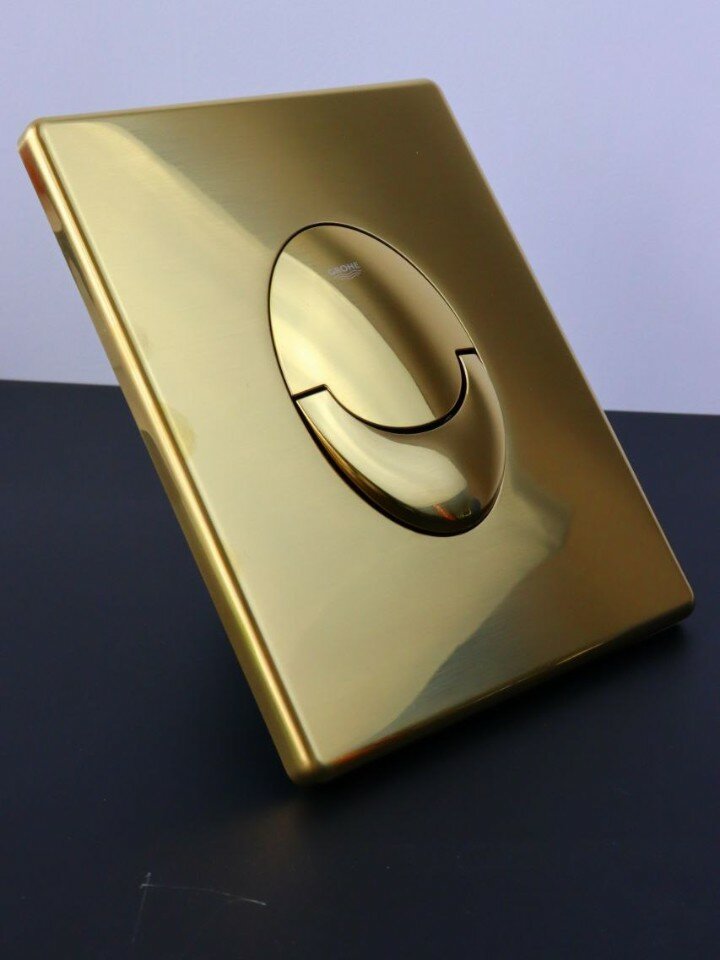 Кнопка смыва Grohe Skate Air 38505GNO Brushed Cool Sunrise (матовое золото, холодный рассвет)