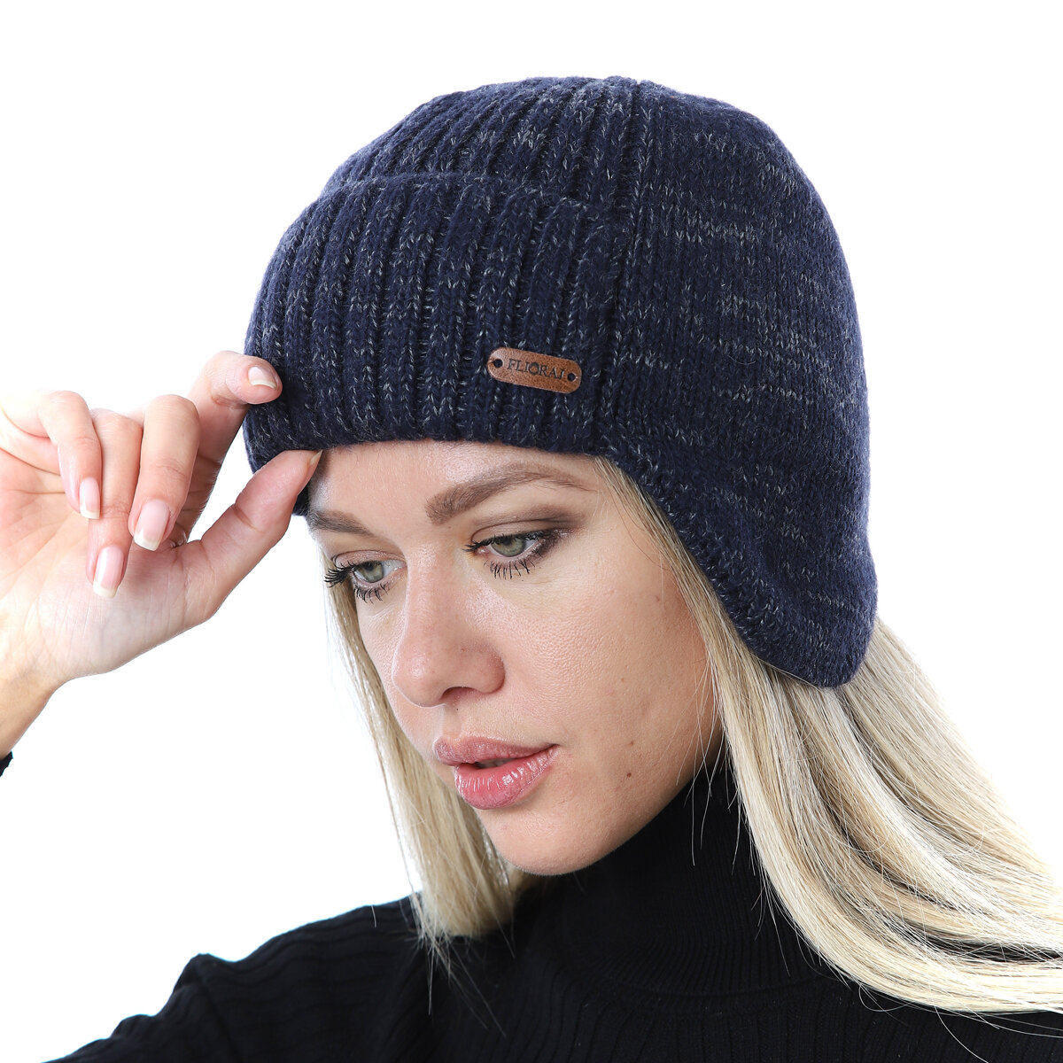 Шапка-ушанка для женщин