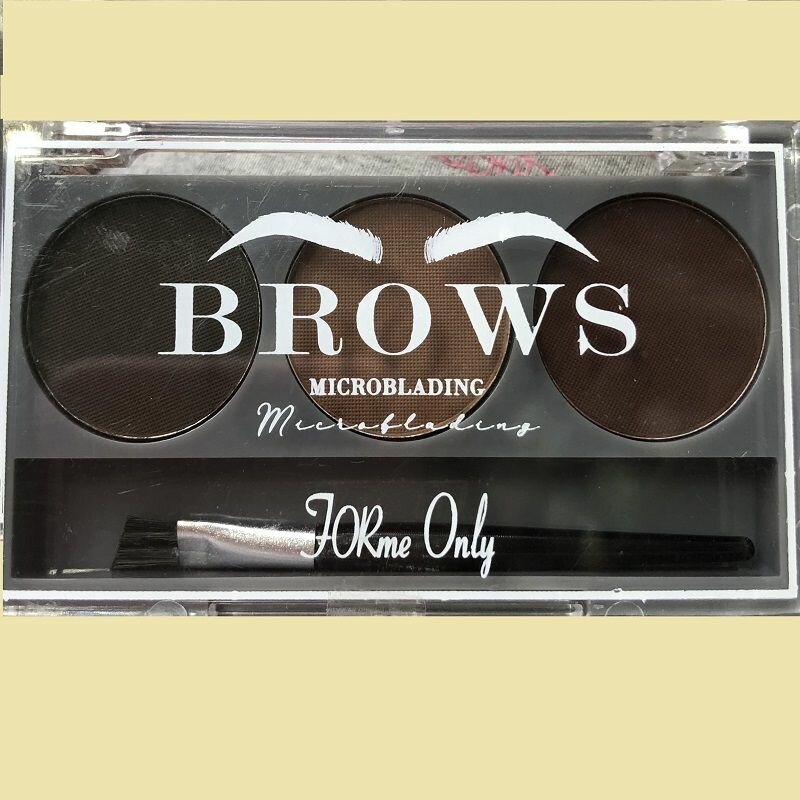 Набор теней для бровей SUAKE BROWS, цвет №4, 3 оттенка, 16 гр