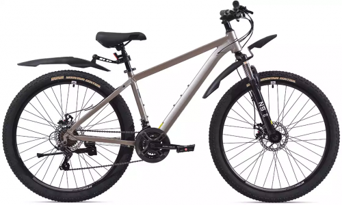 Горный велосипед Rush Hour 27,5" XS 725 DISC AL серый , рама 16" (21 скорость)