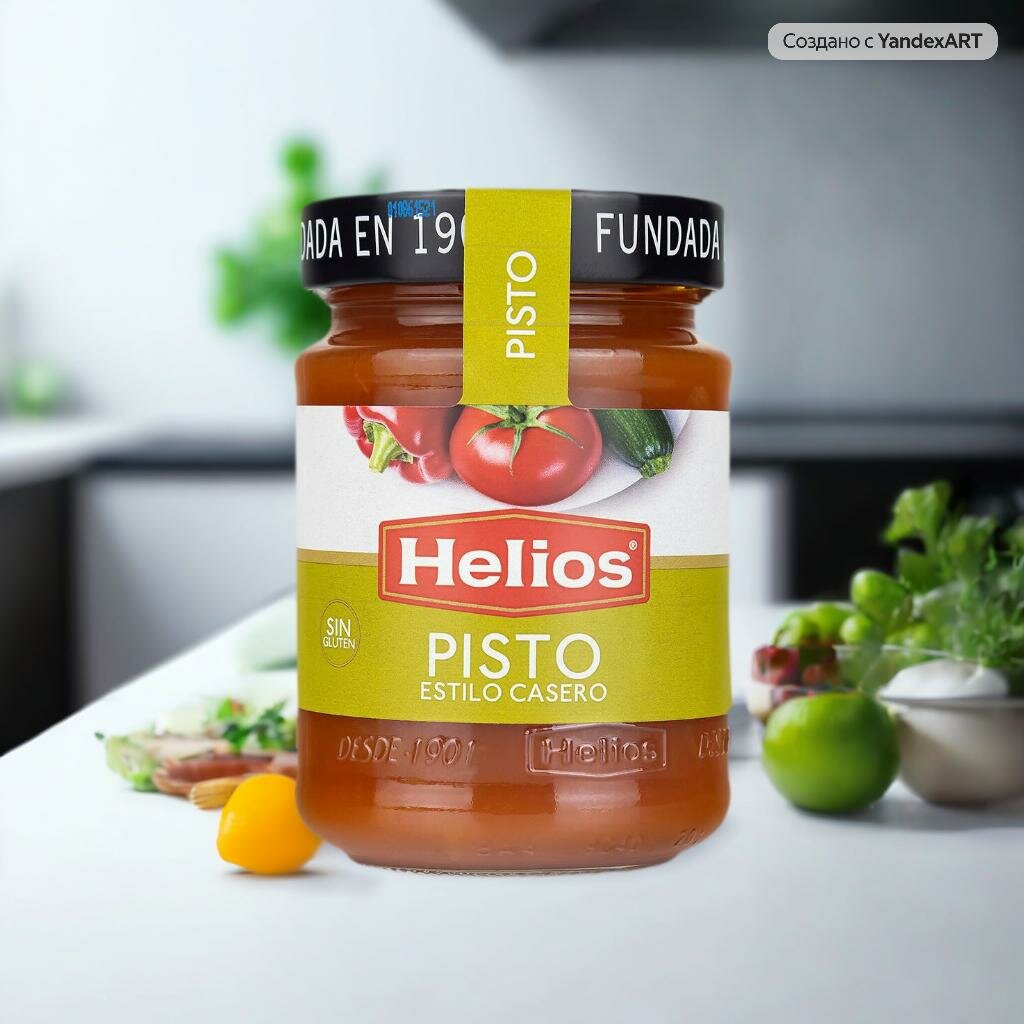 Соус томатный с овощами рататуй HELIOS "Pisto estilo casero", 300 г
