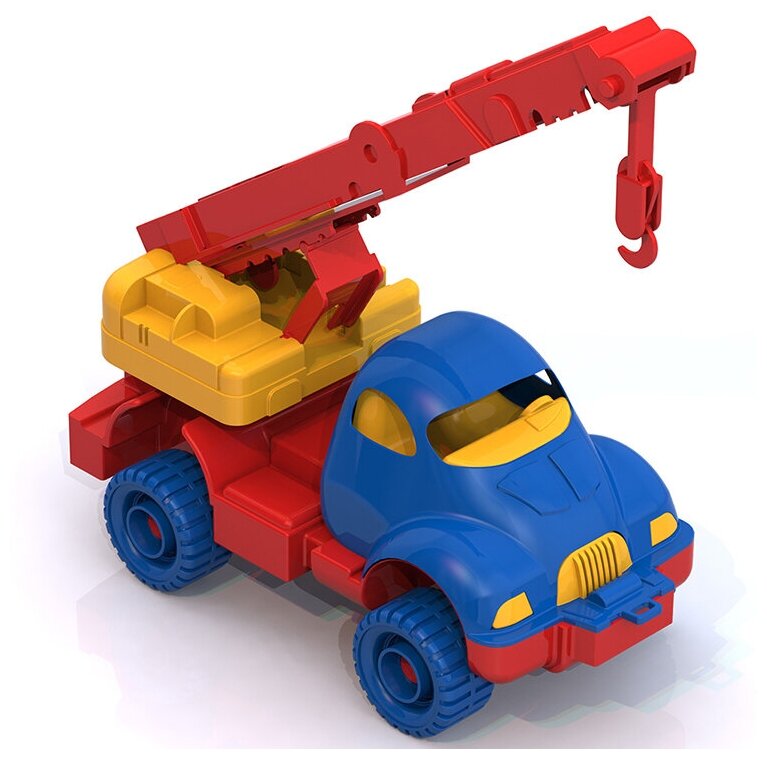Автокран Нордпласт "Космический", масштабный, интерактивный, от 3 лет