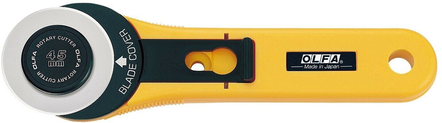 OLFA 45 мм, с круговым лезвием, нож (OL-RTY-2/G) (Ножи круговые, перовые, технические, принадлежности)