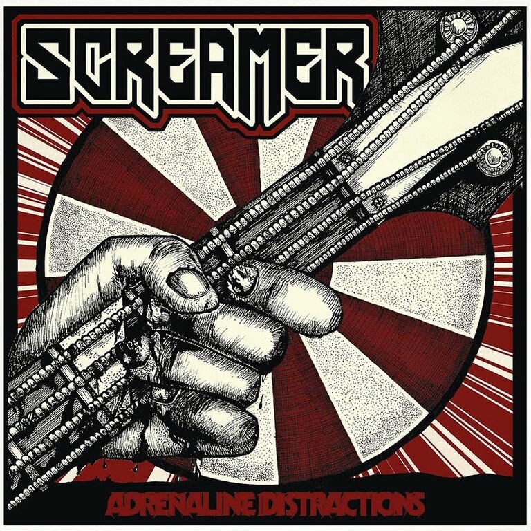 Компакт-диск Screamer – Adrenaline Distractions, CD, High Roller Records 2017