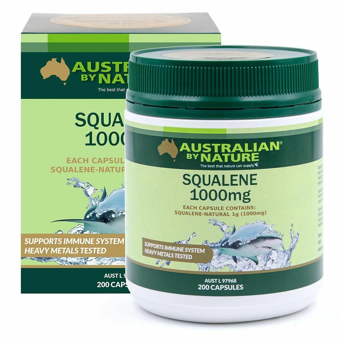 Сквален Акулий 1000мг х 200 капсул, Австралия
