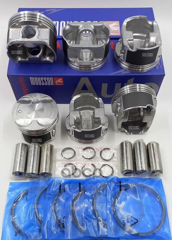 Поршень кольца комплект GM 3,2L Z32SE (89*1,2*1,5*2,5) 24mm на 1 цилиндр MOUSSON арт. SPRZ32SESTD