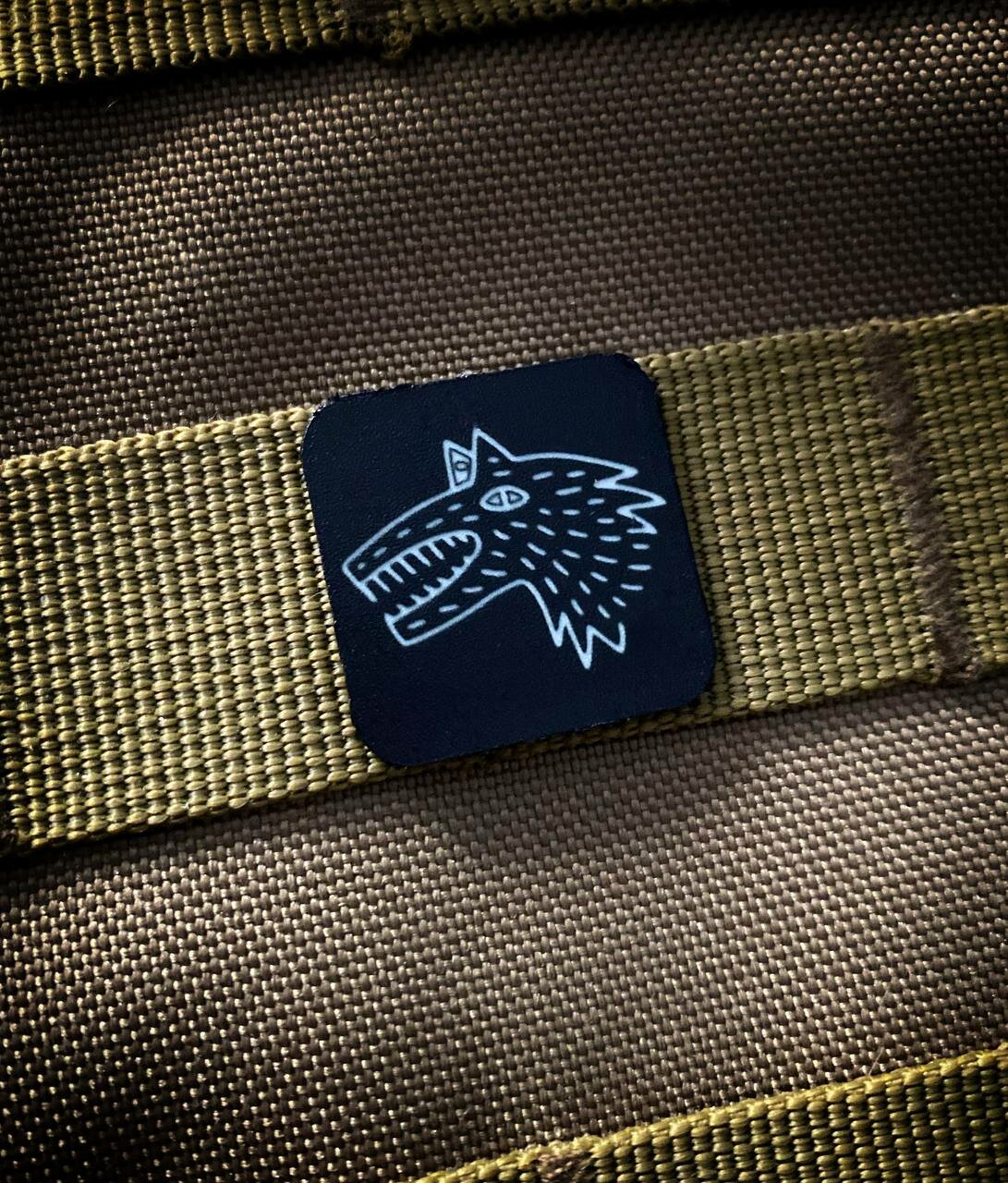 Шеврон «Волк» святящийся в темноте , патчи