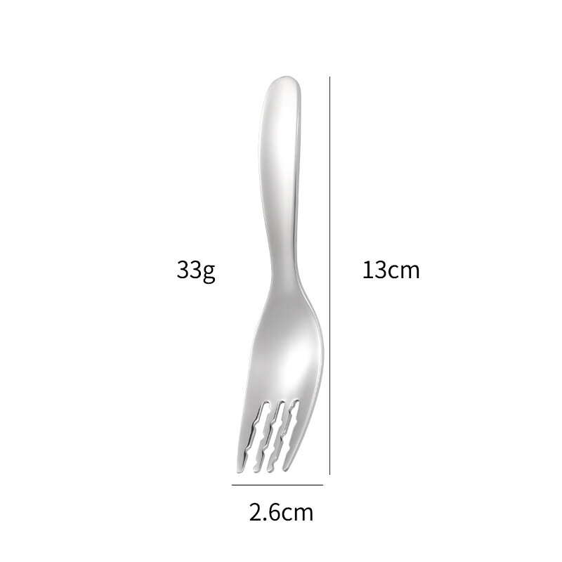 Набор детских ложек и вилок из нержавеющей стали 316, портативная посуда, тренировочная вилка для детского питания,