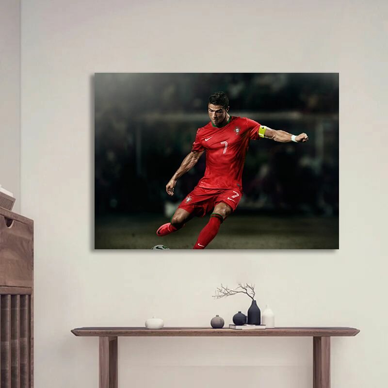 Картина "Криштиану Роналду" ВсеКартины. тут, холст, на подрамнике, поп-арт