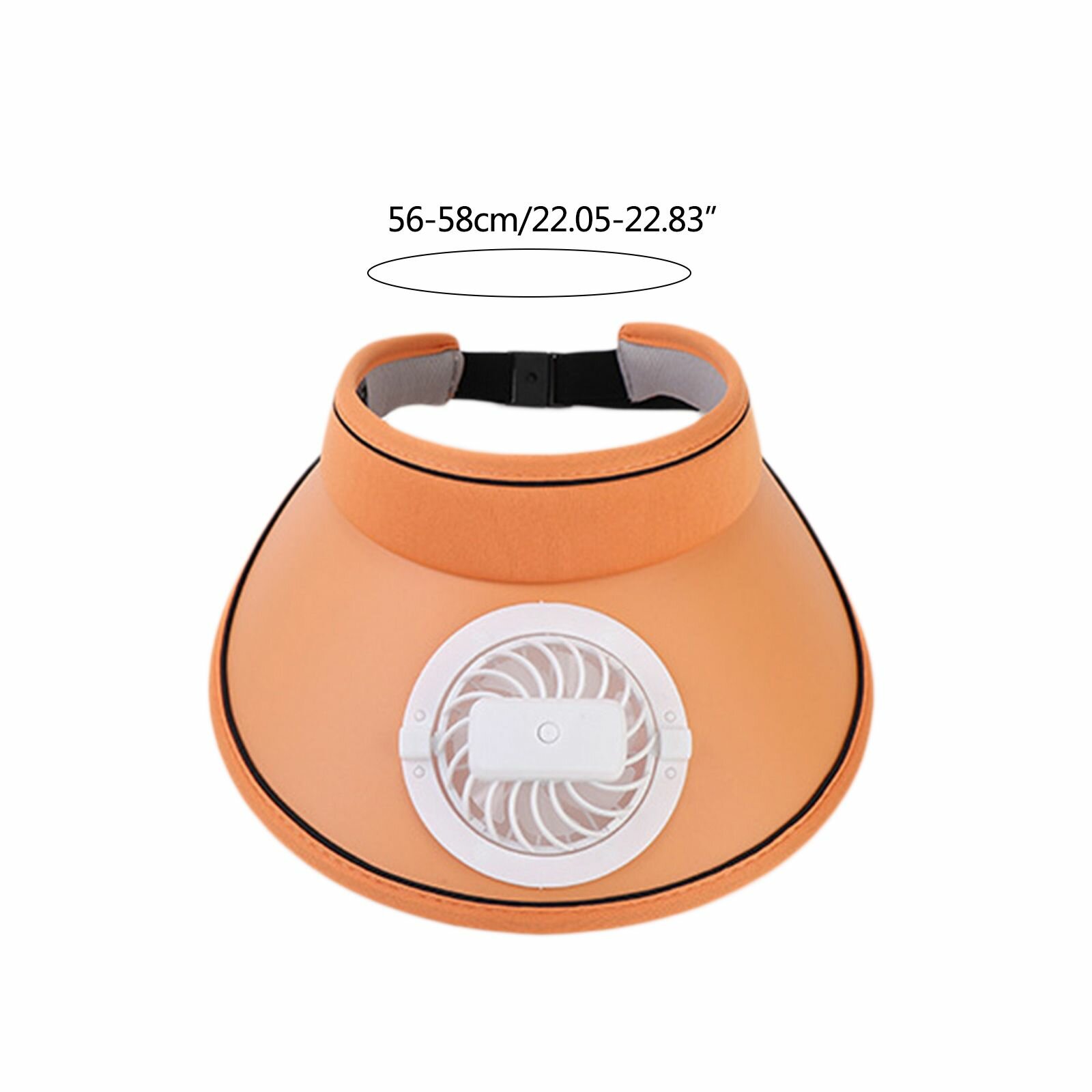 Корейская солнцезащитная шляпа с УФ-защитой и 3-скоростным вентилятором. Пустой верхний регулируемый солнцезащитный козырек. Летняя необходимость.