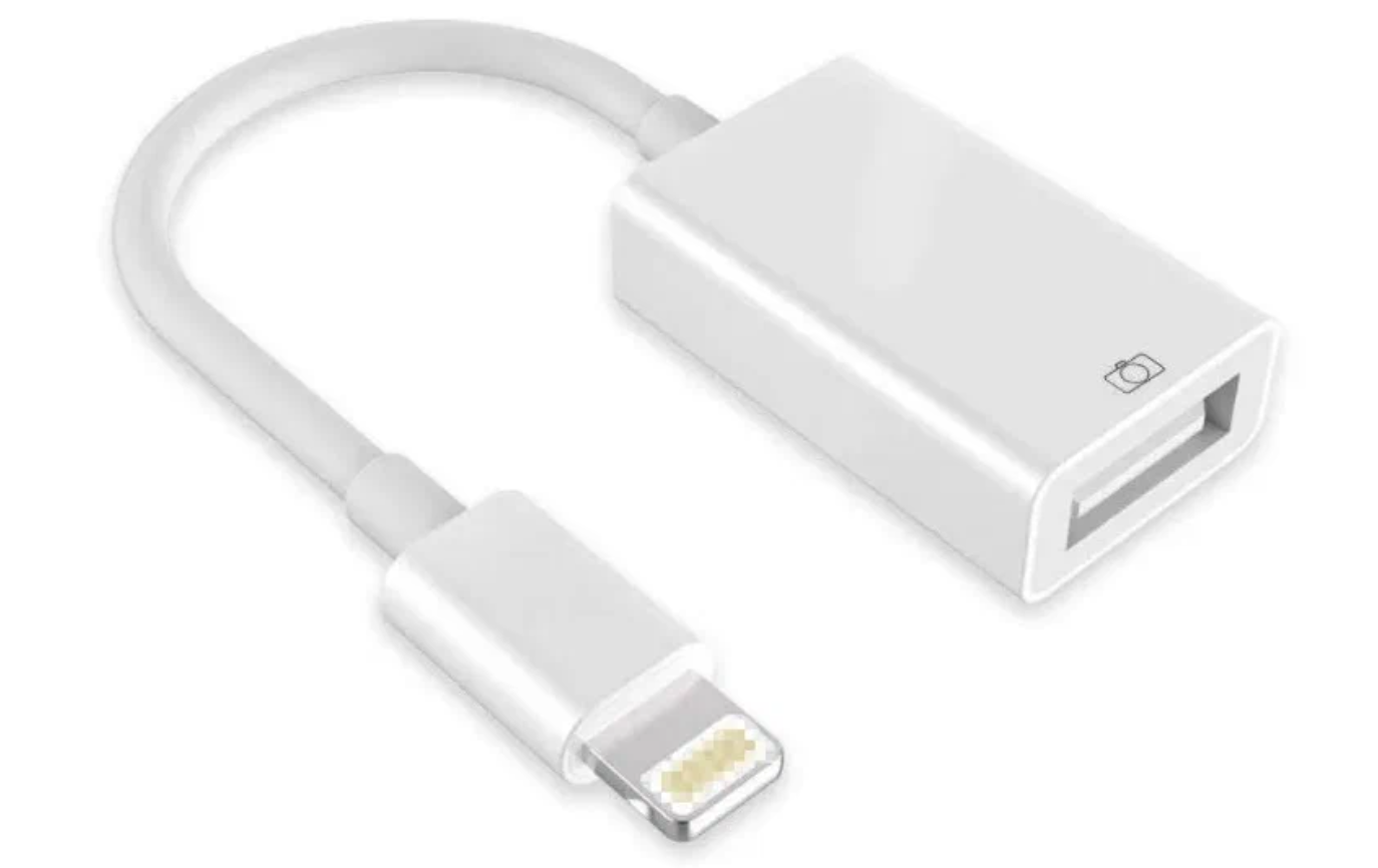 Переходник Yesido GS10 Lightning OTG для Apple, USB2.0 Super fast Data Transmission, Белый