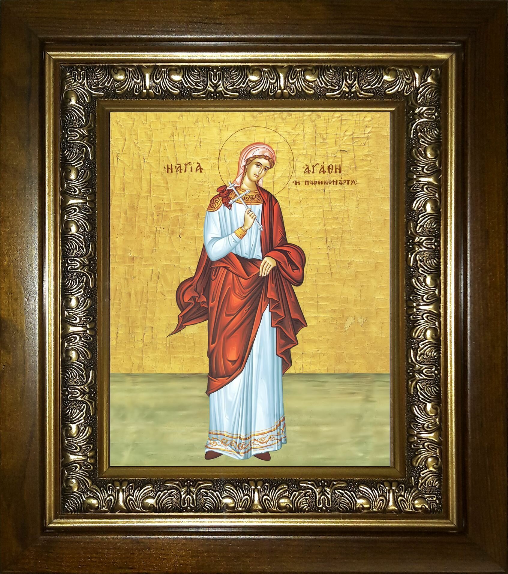 Икона Агафия Панормская Святая мученица