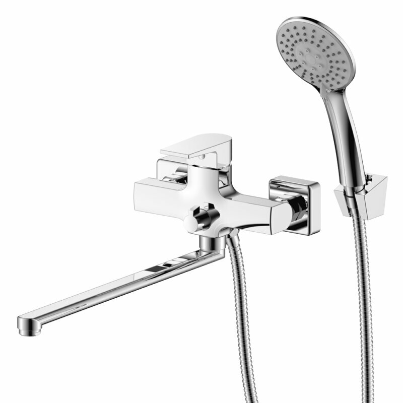 Смеситель для ванны WesnaArt (Весна Арт) BRIZ BRI20-320, хром