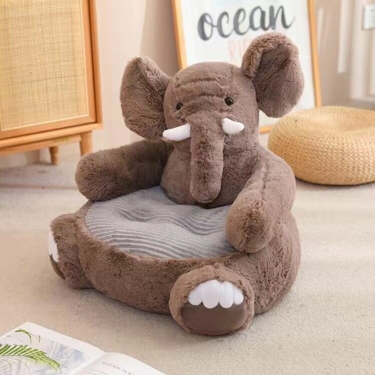 Милый диван с мультяшным медведем,50,50*50*45, коричневый