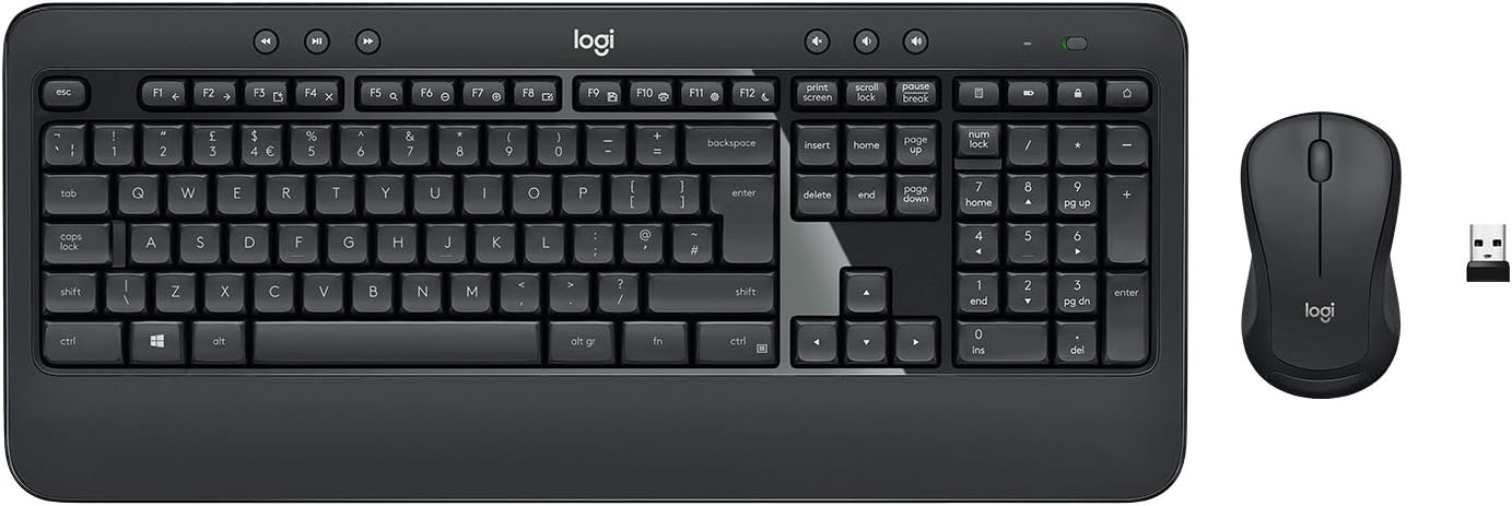 Комплект клавиатура + мышь Logitech MK540 Advanced, графитовый RU\EN