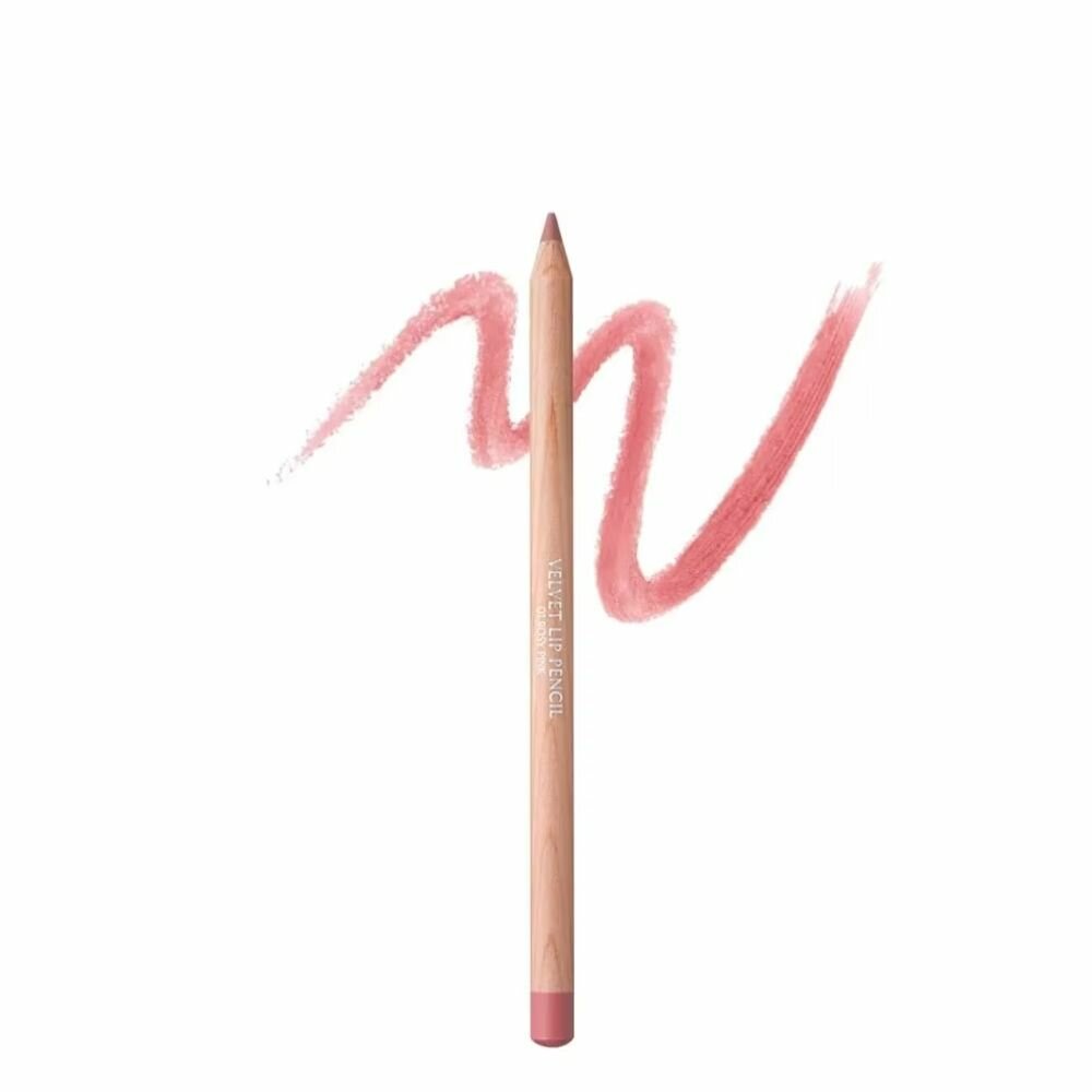 CLIO Карандаш для губ Velvet Lip Pencil (01 Rosy Pink)